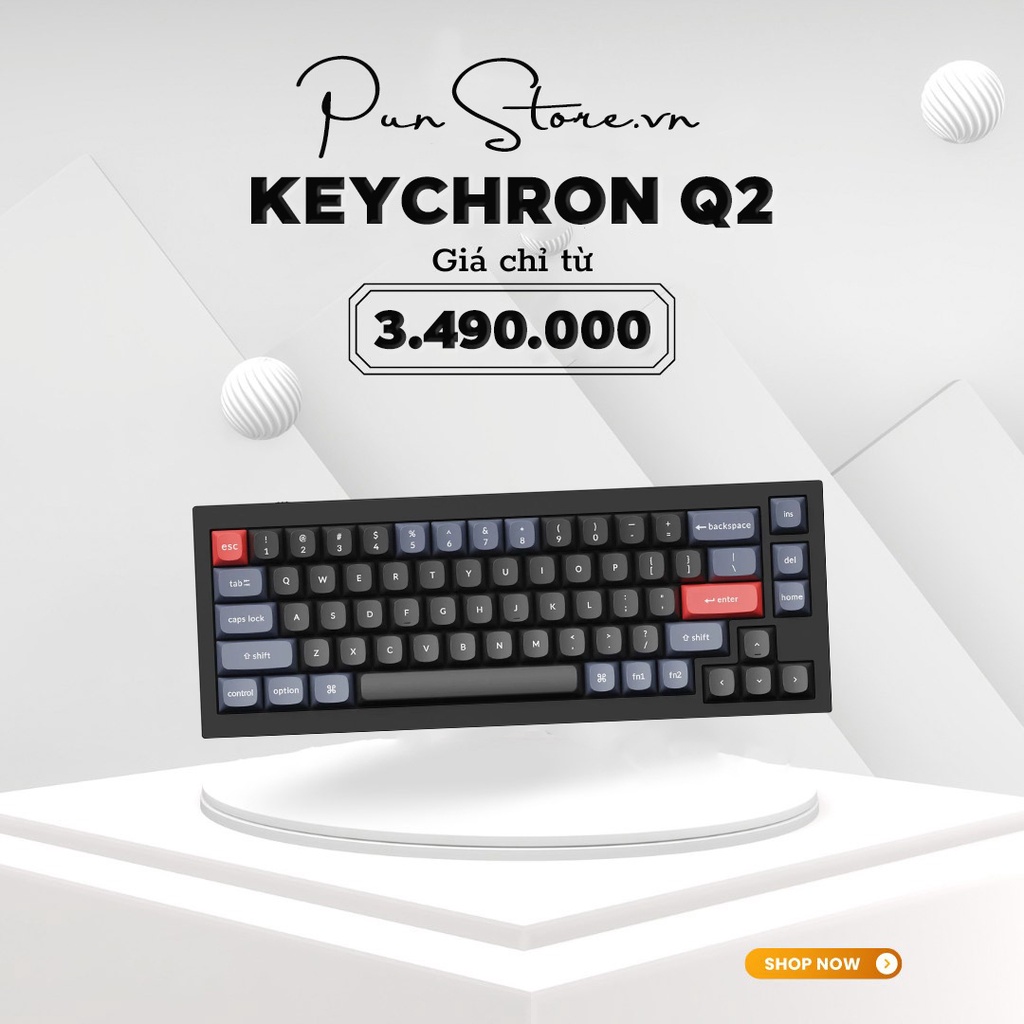 Genuine Product - Keychron Q2 non-Knob mechanical keyboard (QMK ...