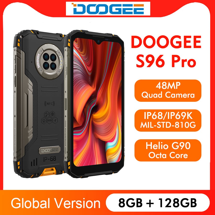 DOOGEE S96 Pro Smartphone 48MP Round Camera 20MP Infrared Night Vision ...