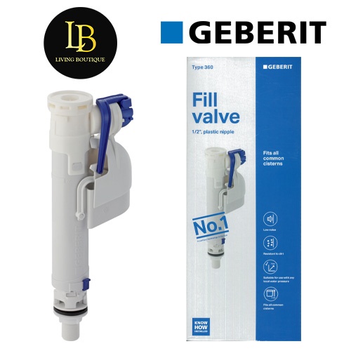 Geberit Fill Valve 1/2" bottom water supply connection | Shopee Singapore
