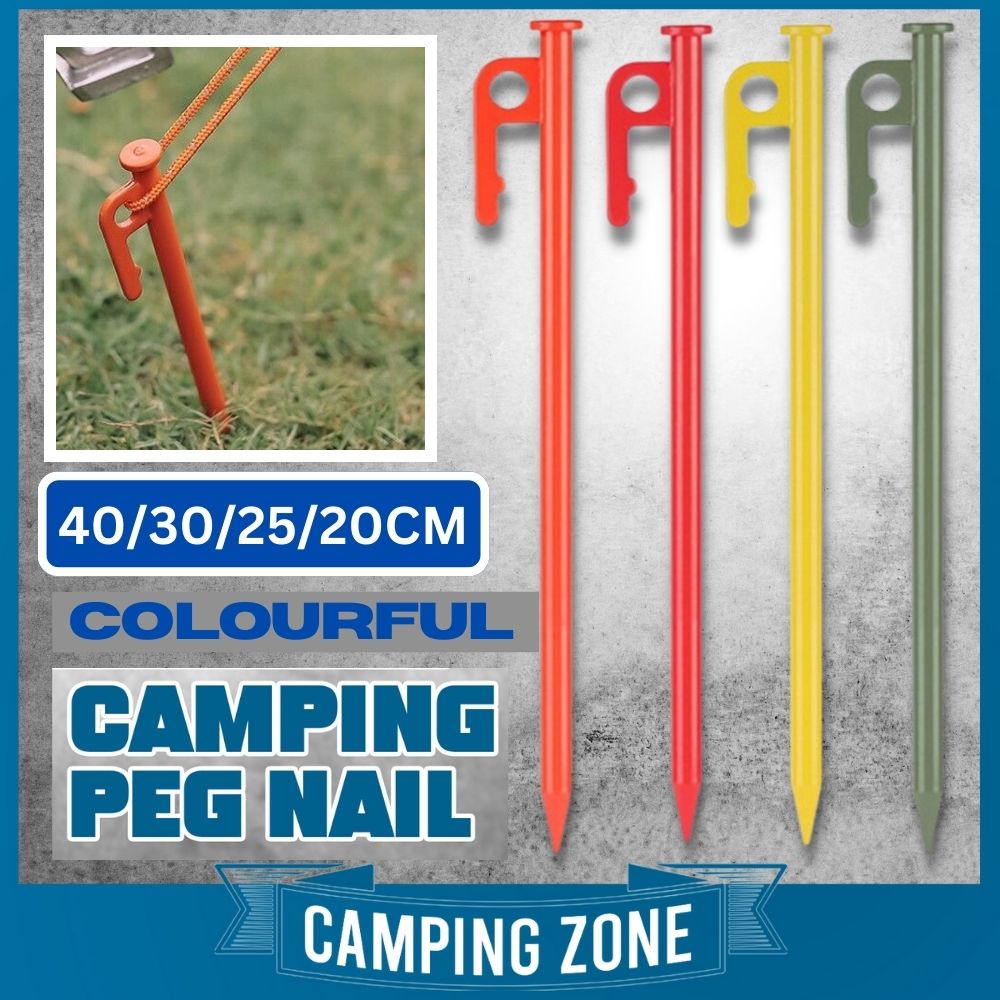 40/30/20cm Peg Stake Camping Peg Ground Nail Tent Peg Flysheet Peg ...