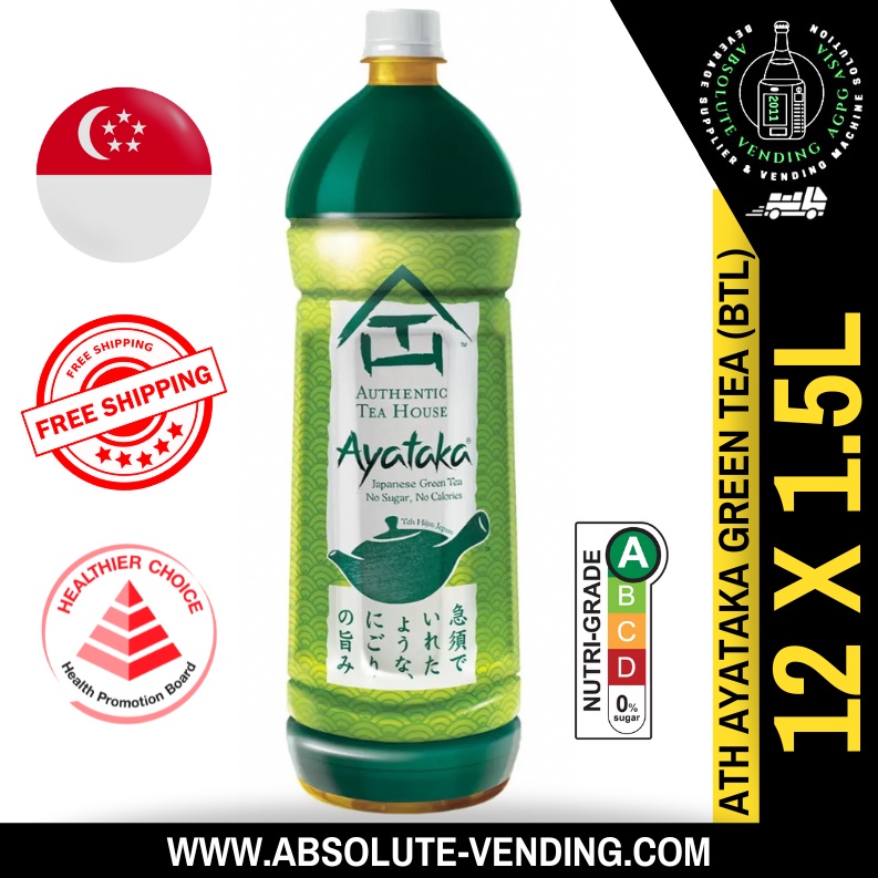 AUTHENTIC TEA HOUSE Ayataka Green Tea 1.5L X 12 (BOTTLES) | Shopee ...