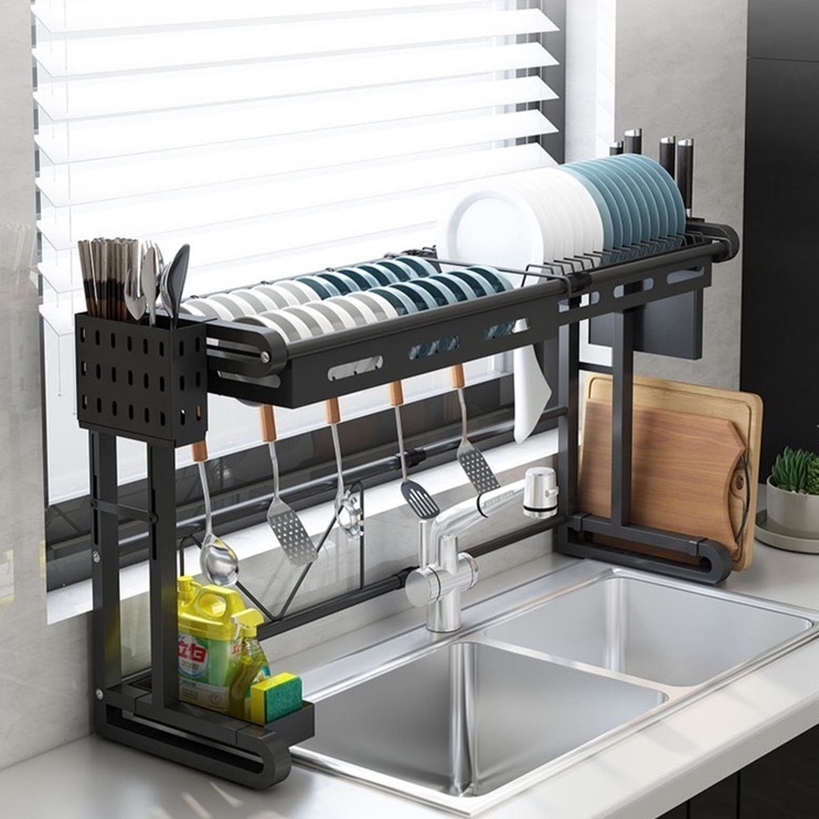 YOULITE Dish Rack Sink Rack Stainless Steel Kitchen Rack Kitchen Shelf ...