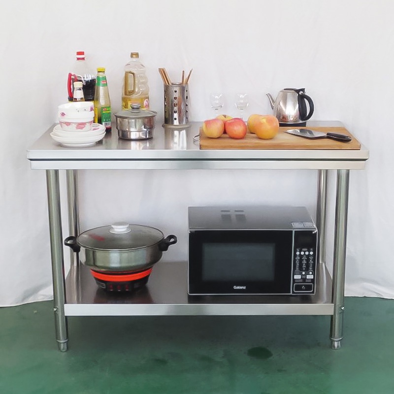 304 thick stainless steel workbench kitchen table operating table hotel ...