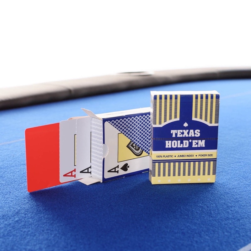 Texas Hold’em Poker Cards Deck Plastic Poker PVC Playing Poker Card [SG ...