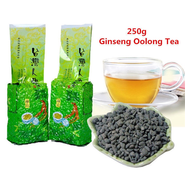 Spot 250 grams of famous Taiwanese tea, ginseng oolong tea, Chinese ...