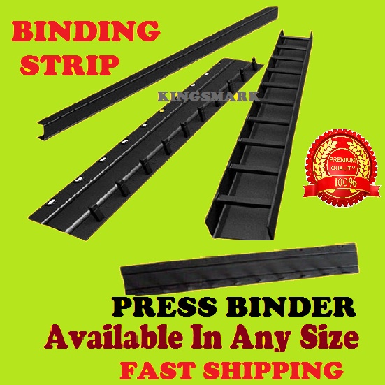Press Binder / Binding Strip / Lock Binder / Binder Strip Black ( PCS ...