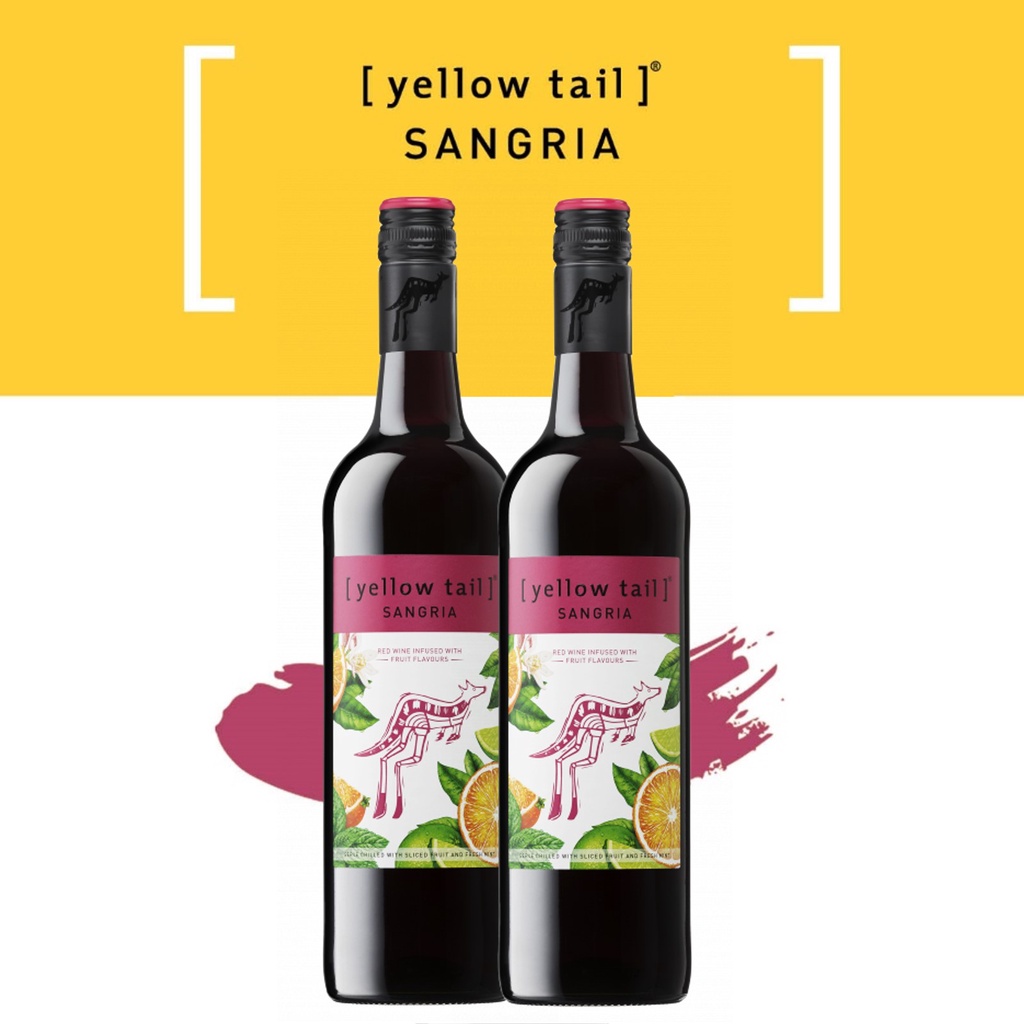 Yellow Tail Sangria - Red Sweet Wine - Case2 | Shopee Singapore