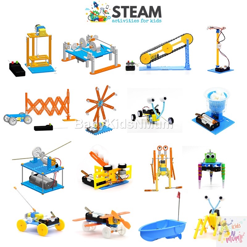 STEAM DIY Toy Robotic Electronic Assembly for Kids Building STEM ...