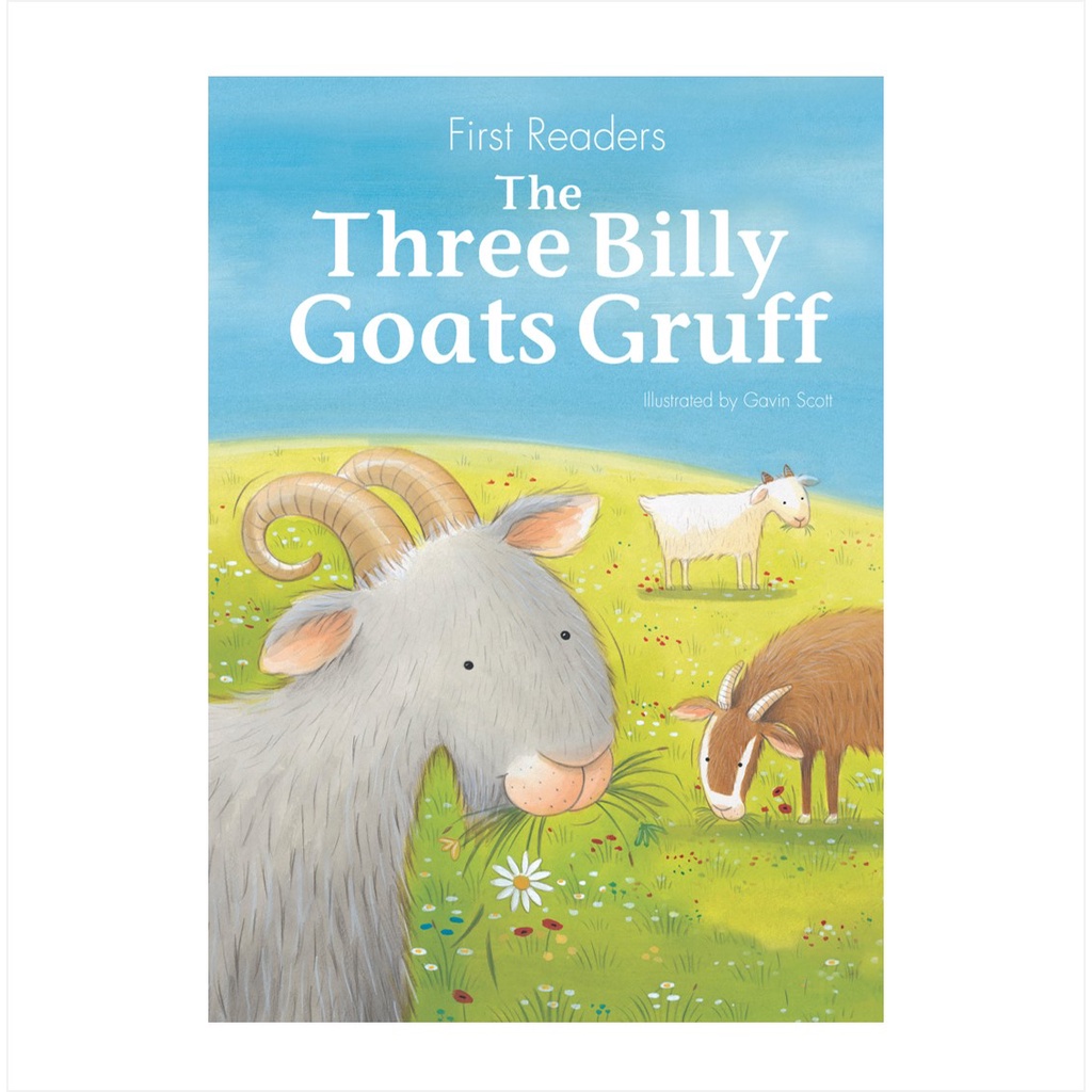 First Readers The Three Billy Goats Gruff Storybook For Young Readers ...