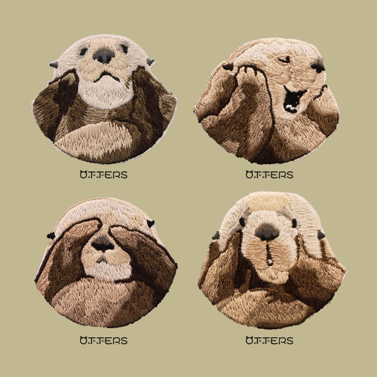 [Halangzu] Clothing Accessories/Embroidery Cloth Stickers/EMb/Cute Sea ...