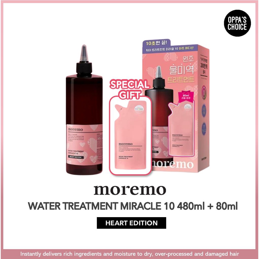 🇰🇷 [READY TO SHIP] MOREMO Water Treatment MIRACLE 10 (200ml / 480ml/ 480ml+80ml (Heart edition ...