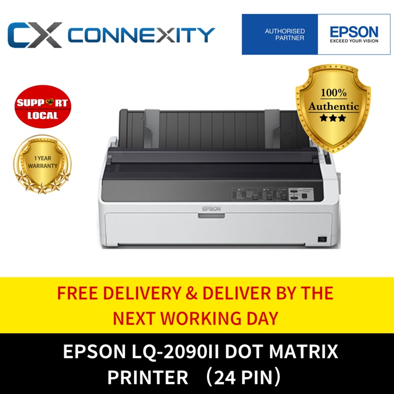 Epson LQ-2090II 24 Pins Impact Dot Matrix Printer Epson Dot Matrix ...