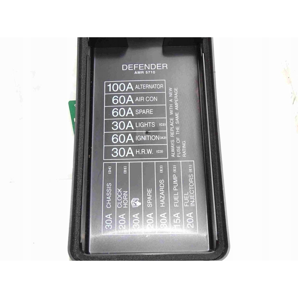 Land Rover Defender 110 fuse box Cover AMR5710 | Shopee Singapore