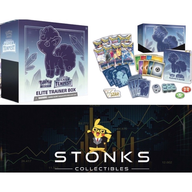 Pokemon TCG Silver Tempest elite trainer box ETB SS12 | Shopee Singapore