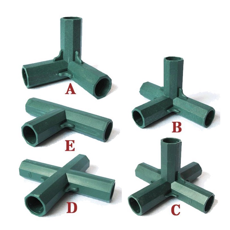YSSH Tee, Four-Way, Five Way Joint, Plastic Fitting, Diameter 11mm ...