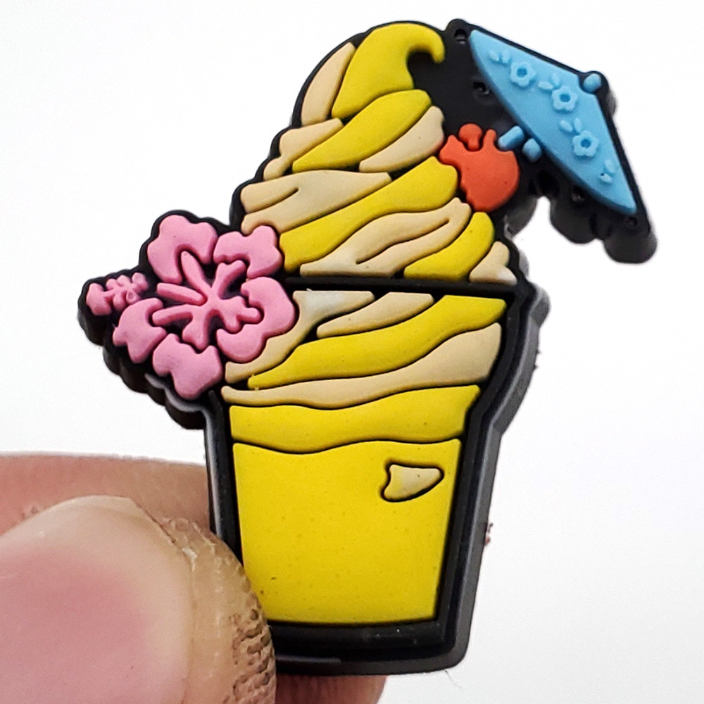 Cute Jibz Cartoon food Donut Croc charms Pin shoe Accessories decorate ...