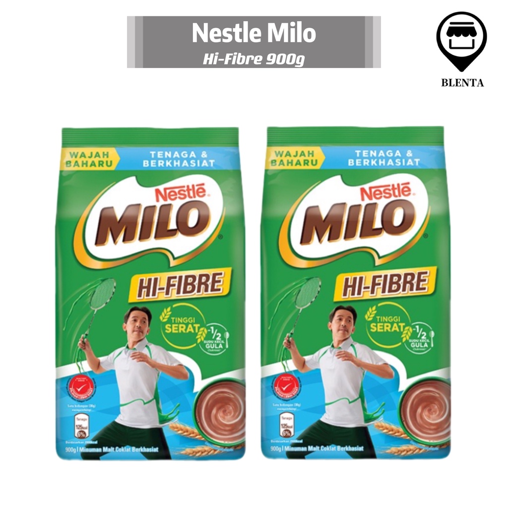 Nestle Milo Powder Hi-Fibre 900g 🔥SG READY STOCK🔥 | Shopee Singapore