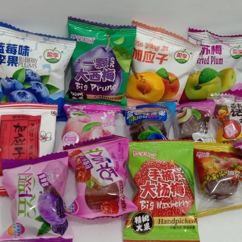 Candied plums, various fresh plums, sweet and sour flavors, mix plum ...