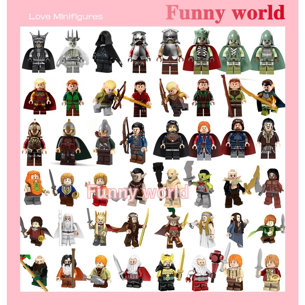 Minifigures New Hobbit Series 48 Style Lord of The Rings Series ...