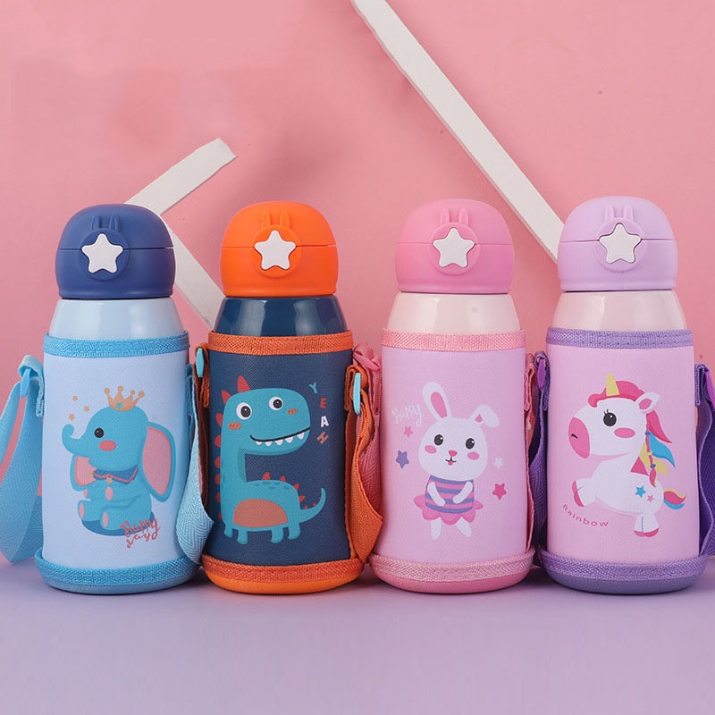 Stainless Steel Kids Bottle 3in1 304 500ml Kanak Air Botol Thermal ...