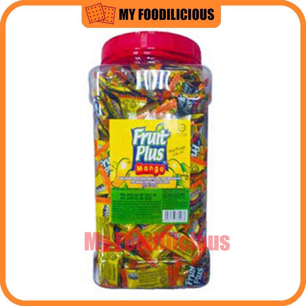 Fruit Plus Chewy Candy 350 pcs Blackcurrant/Orange/Apple/Strawberry ...