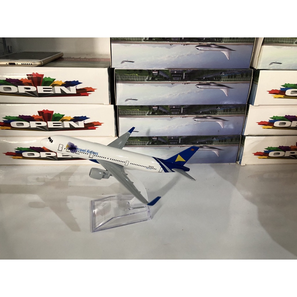 Vietravel Aircraft Model 16cm (Planer Model + Display Stand) | Shopee ...