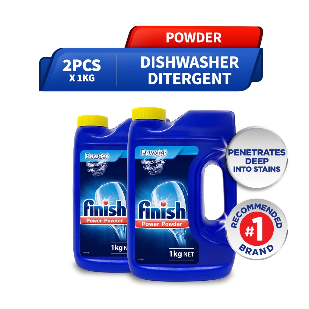 [Bundle of 2] Finish Advanced Power Powder Detergent 1KG | Shopee Singapore