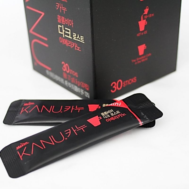 Genuine PRODUCT MILD ROAST AMERICANO KANU MAXIM KOREAN INSTANT COFFEE ...