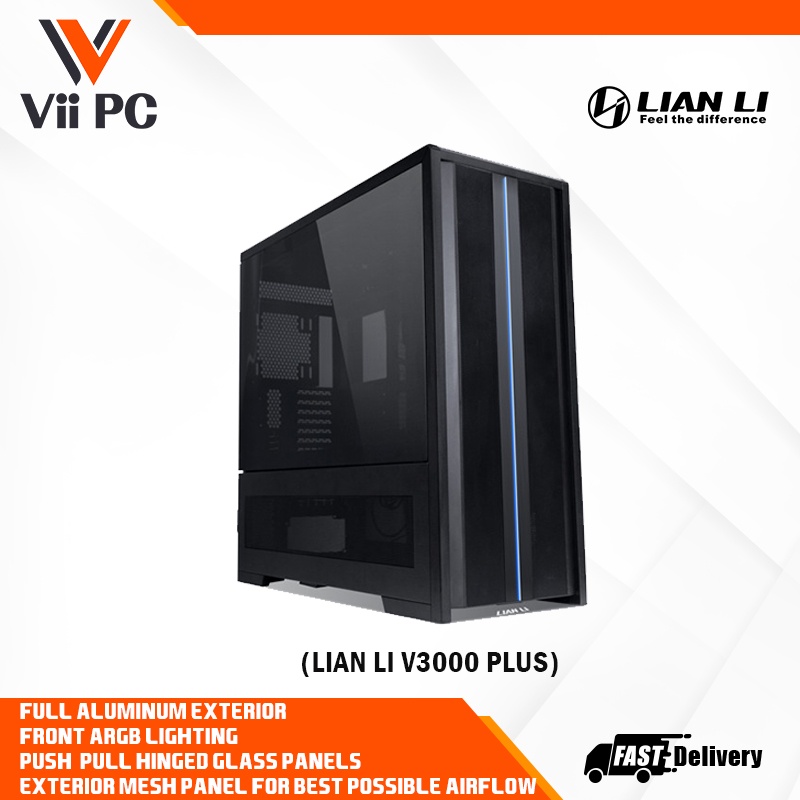 Lian Li V3000 PLUS Full Tower ARGB Lighting Toolless SSD Mounting ...