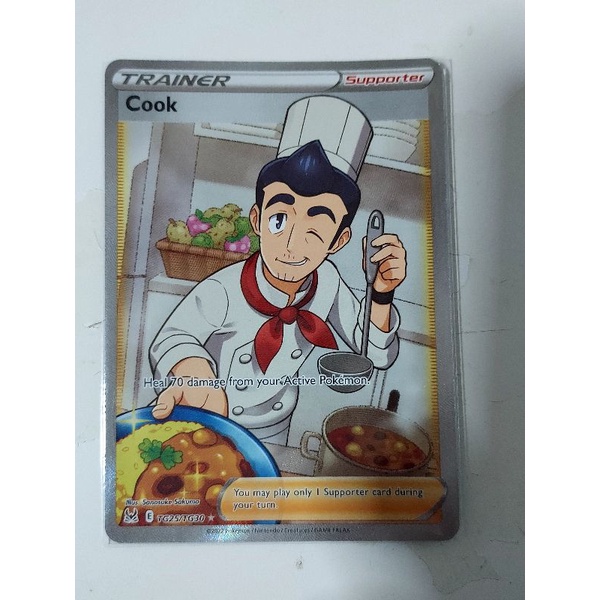 Pokemon cook full art trainer supporter lost origin card | Shopee Singapore