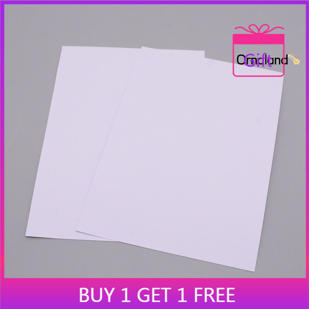 20 Sheet A5 Double Sided Sticky Sheets White Self Adhesive Tape ...