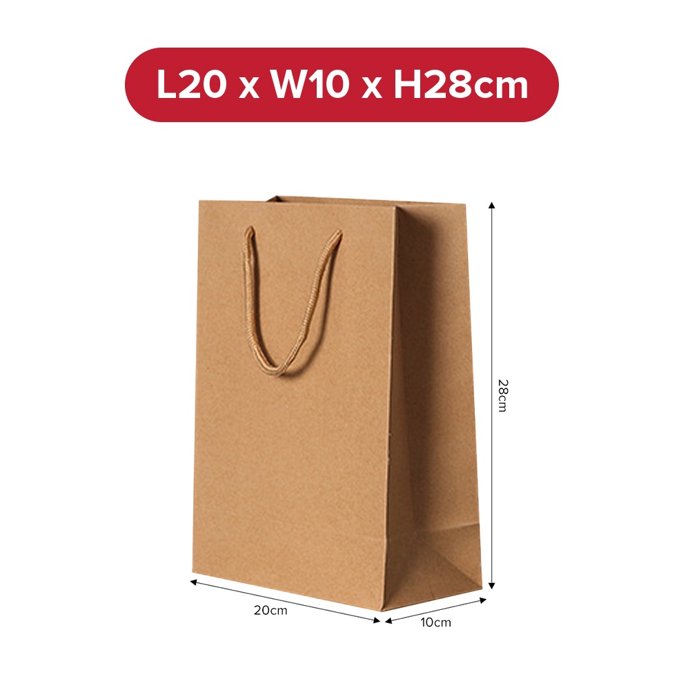 (JIJI.SG x ONES) KRAFT Paper Bag - Gift Bag / Packing Bag / 5 Sizes ...