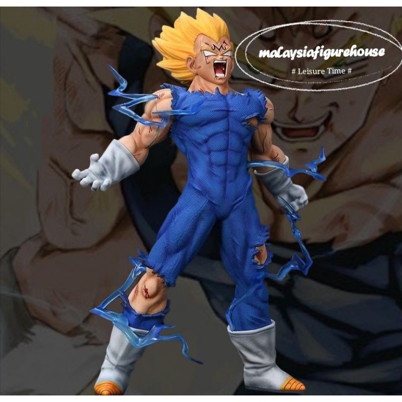 28CM DRAGON BALL EVIL VEGETA SELF DESTRUCT COPY RESIN GK FIGURE STATUE ...