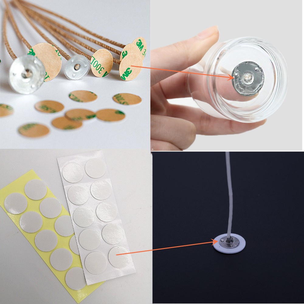 Candle Wick Glue Dots - 10pcs in 1 Sheet/ Roll/ 3M/ Ballon Glue ...