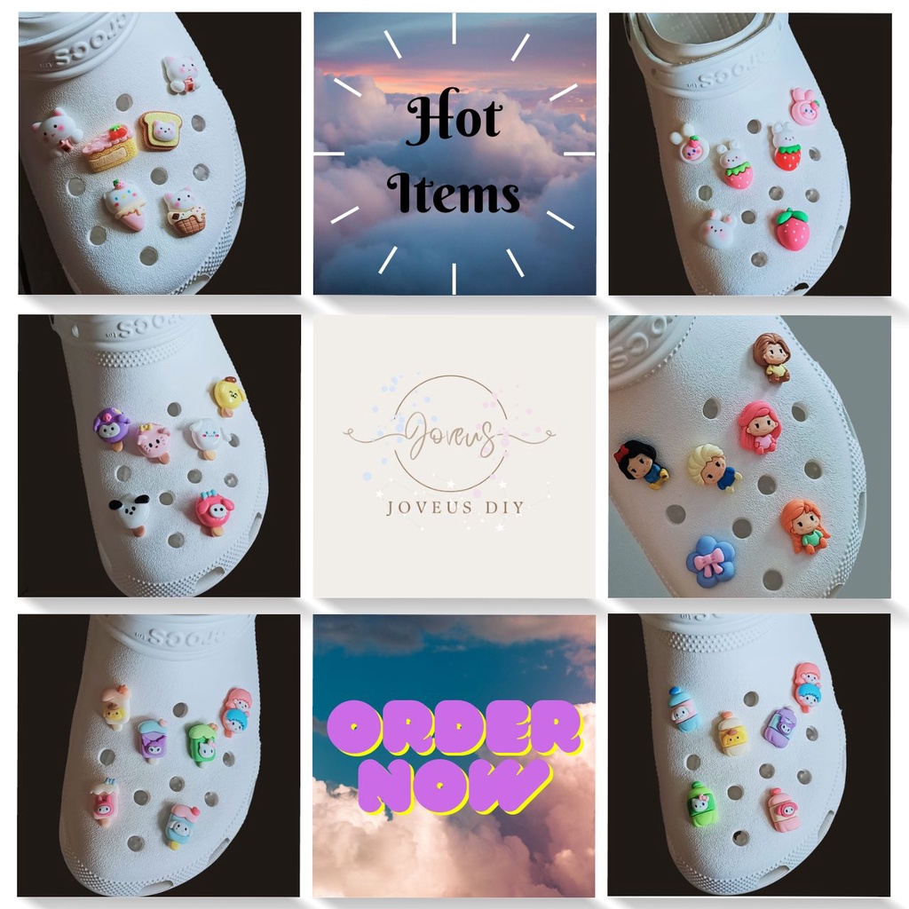 (SG) CROCS JIBBITZ - Bundle Package - Kids/Adults Decorative Resin ...