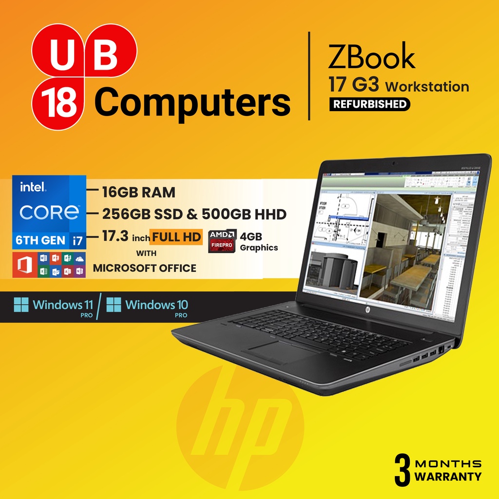 HP Workstation Zbook 15 G4 Gaming Quad core i7 7th gen ,Nvidia 4GB ...