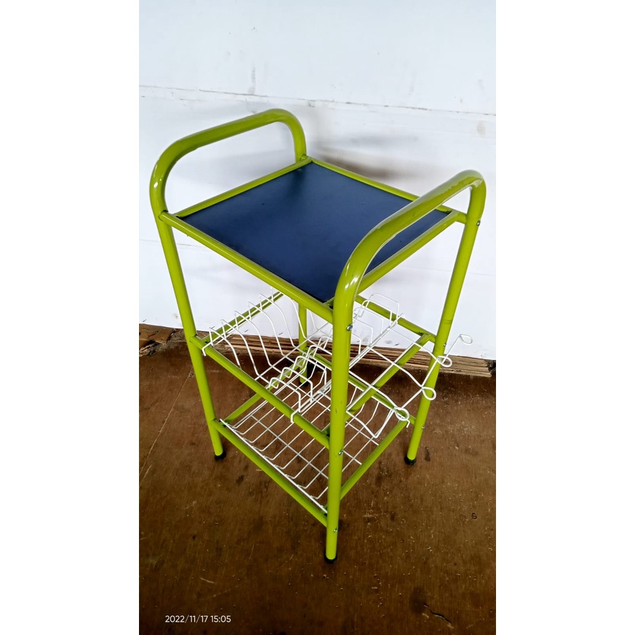 Magic Com Rack Thick Round Pipe/3-Tier Gallon Rack/Kitchen Rack/Dish ...