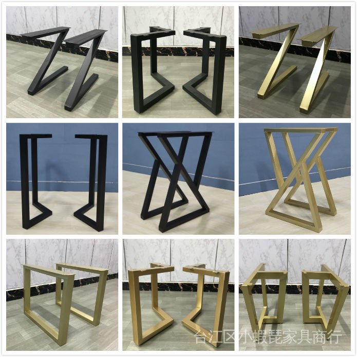 Iron Table Leg Bracket Office Table Leg Metal Dining Table Leg Desk ...