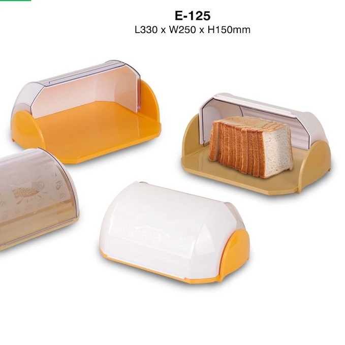 Elianware Transparent Bread Storage Cake Box Bekas Kek Roti Donut ...