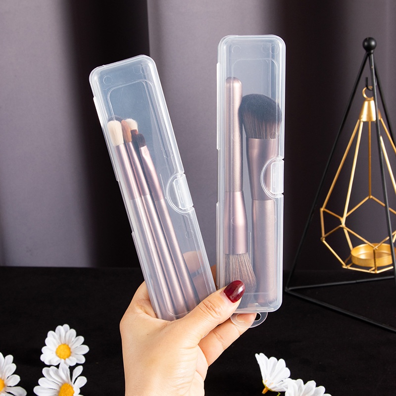 Portable Makeup Brush Organizer Beauty Tool Eyebrow Pencil Tableware ...