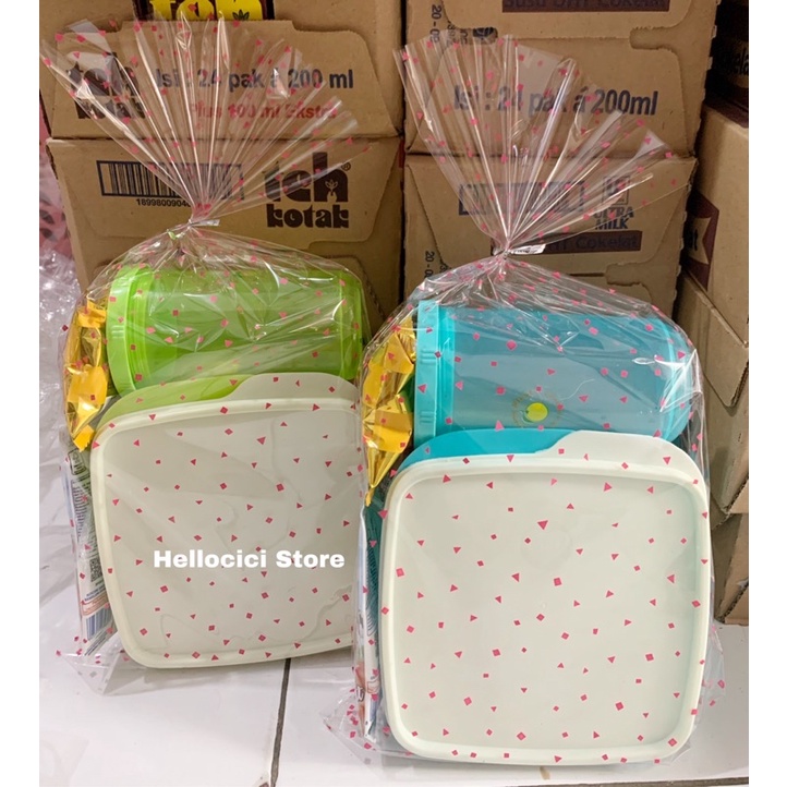 SNACK PARCEL LUNCH BOX + DRINKING GLASS BIRTHDAY PACKAGING | Shopee ...