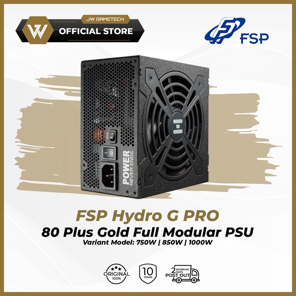 FSP Hydro G Pro 80 PLUS Gold Full Modular PSU - Hydro G Pro 750W ...