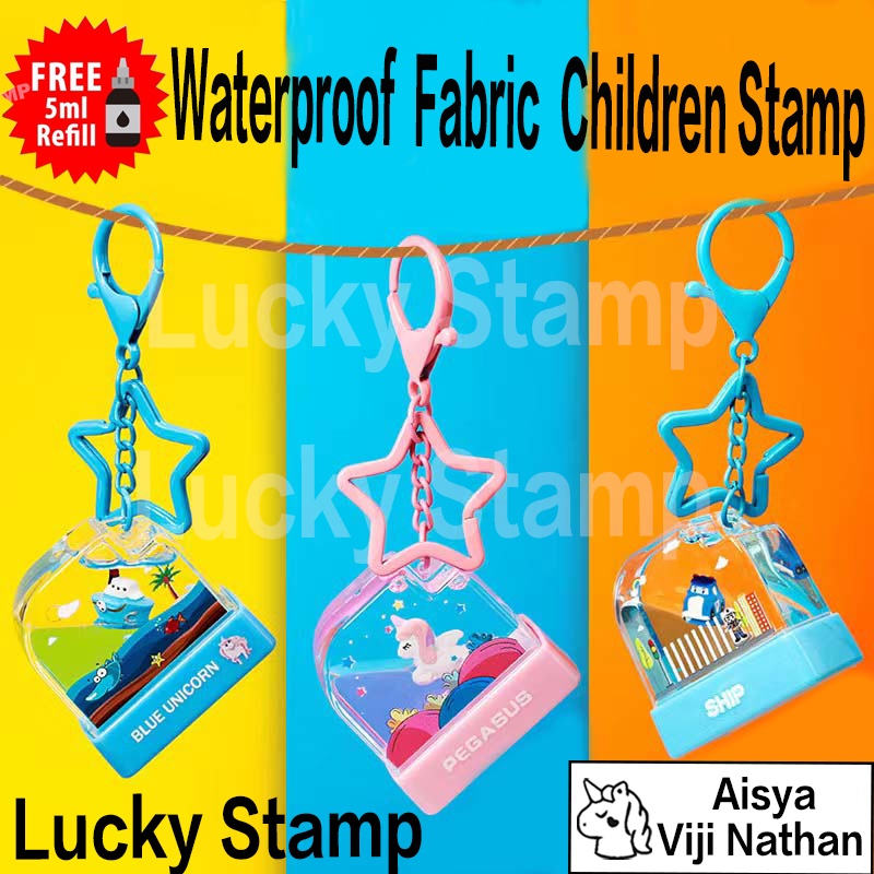 Personalised Fabric Name Stamp | Waterproof Permanent Customised ...