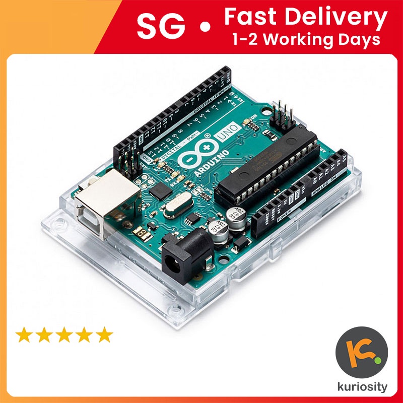 Arduino Uno R3 Original with Base | Shopee Singapore