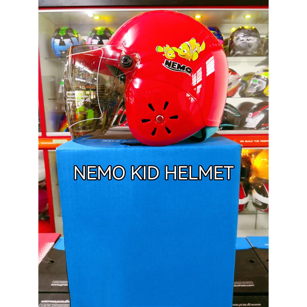 SAFETY NEMO DESIGN KIDS HELMET (CHILDREN HELMET) | Shopee Singapore