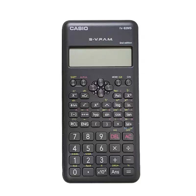 Casio FX-82MS Scientific Calculator fx82ms Black Second edition PSLE ...