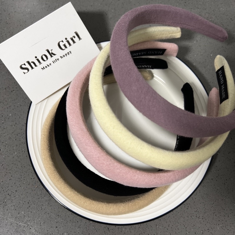 [Singapore]Thin Colourful Hairband Korean Style Headband Women's Hair ...