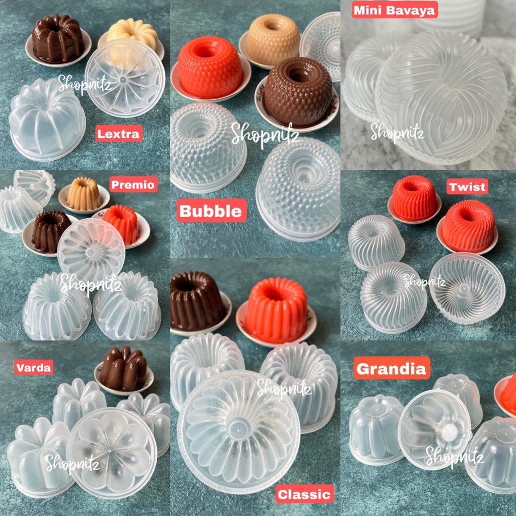 Mini Pudding Mold, Imported Mini Plastic Sponge Pan Mold, 12pcs ...
