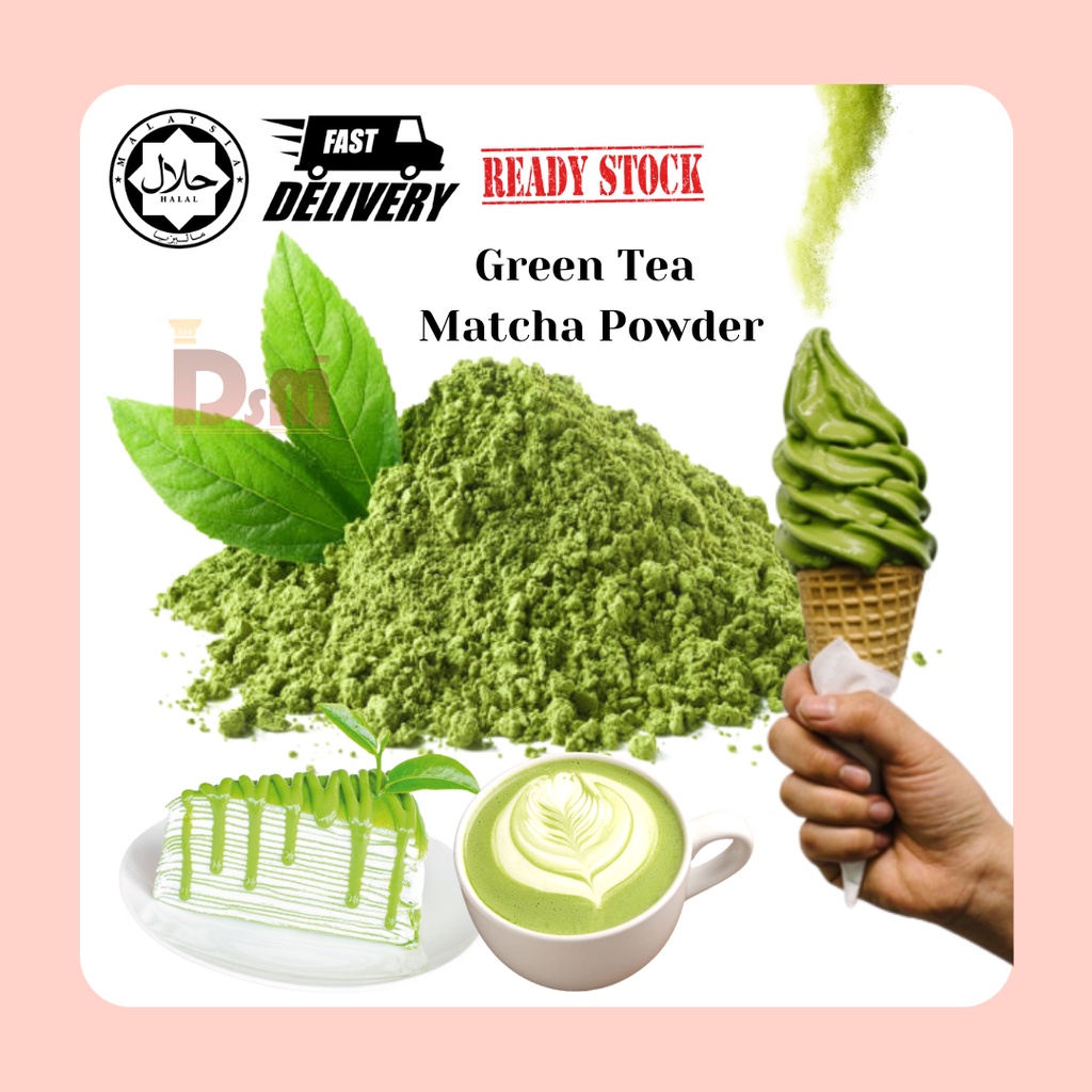 Premium Matcha Powder 绿茶粉 (德麦) Halal Serbuk Matcha 20g/40g/100g ...