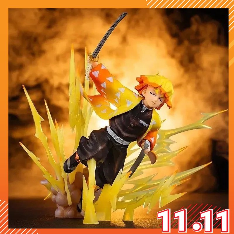 Demon Slayer Zenitsu Ultimate thunder Fighting Figure Zenitsu Figure ...